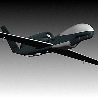 northop global hawk 3d model