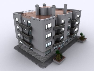 3d apartments model