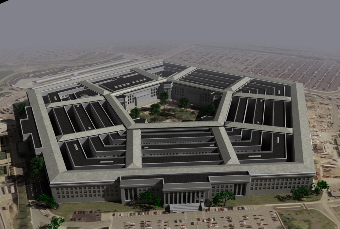 united states pentagon building 3d model