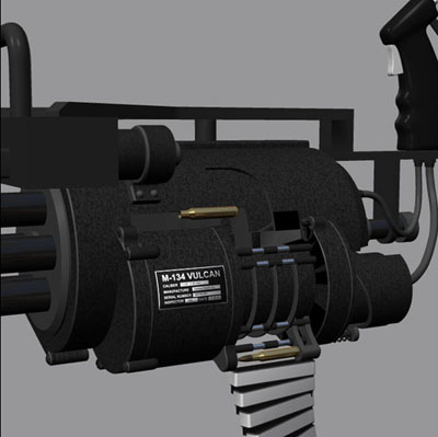 3d m134 mini gun