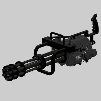 3d m134 mini gun