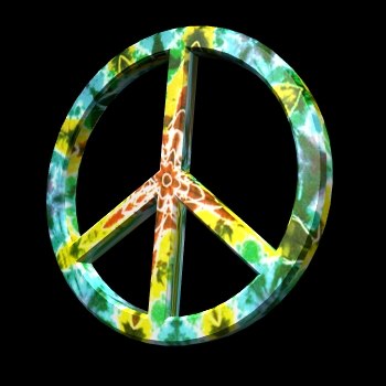 peace sign 3d model