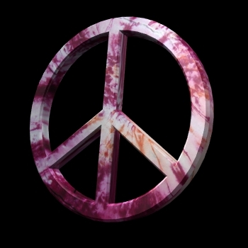 peace sign 3d model