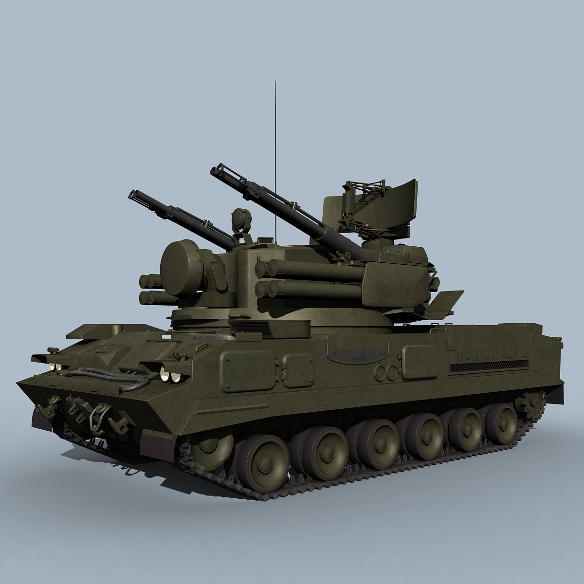 russian sa-19 grison 3d model