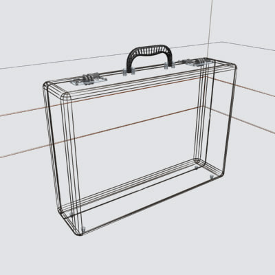 3d model briefcase office