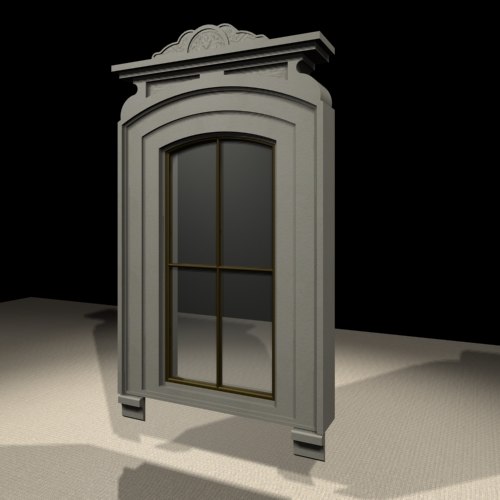 3ds max gothic window