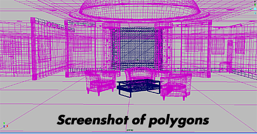 museum lobby environment 3d model