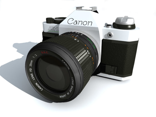 3d model photo camera canon
