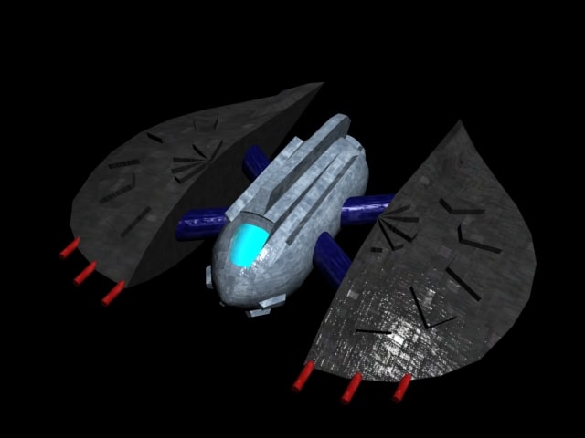 3d small fighter avitar model