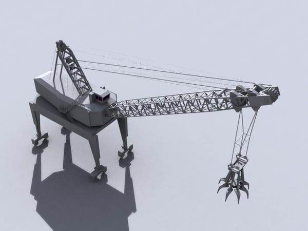 3ds max claw crane