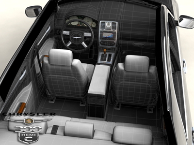 car interior 3d model