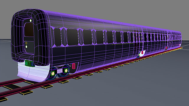 ic3 passenger train dsb 3d model