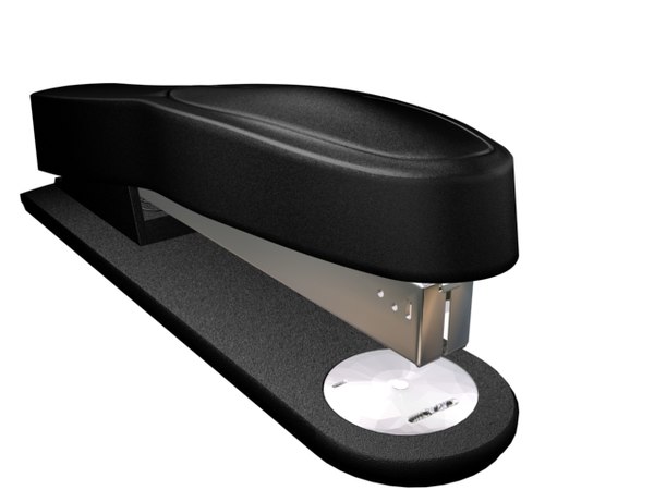 3d stapler staple model