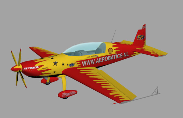 extra 300l plane 3d model