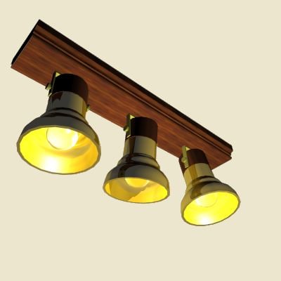 free ceiling lights 3d model