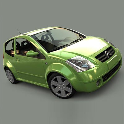 3d model citroen c2