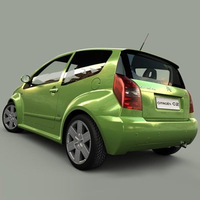 3d model citroen c2
