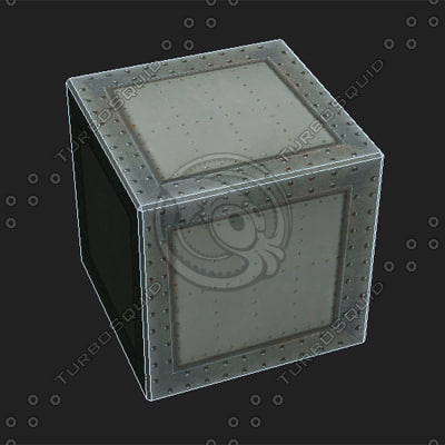 3ds max metal box