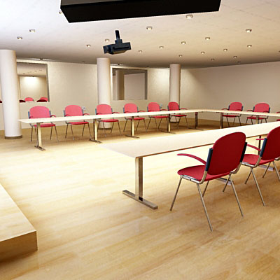 3d model multimedia room