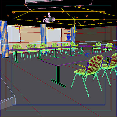 3d model multimedia room