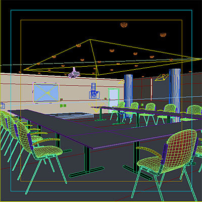 3d model multimedia room