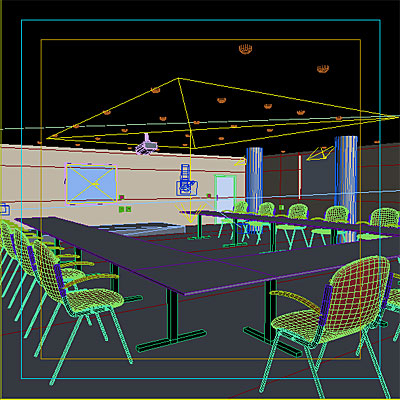 3d model multimedia room