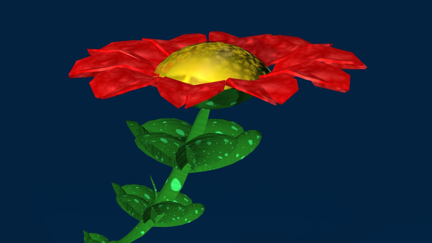 3ds max flower