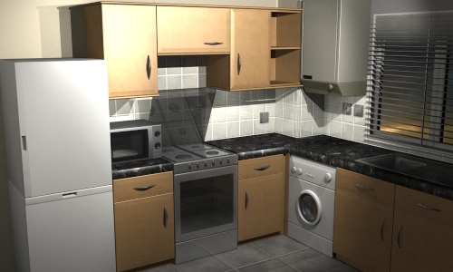kitchen room 3d model