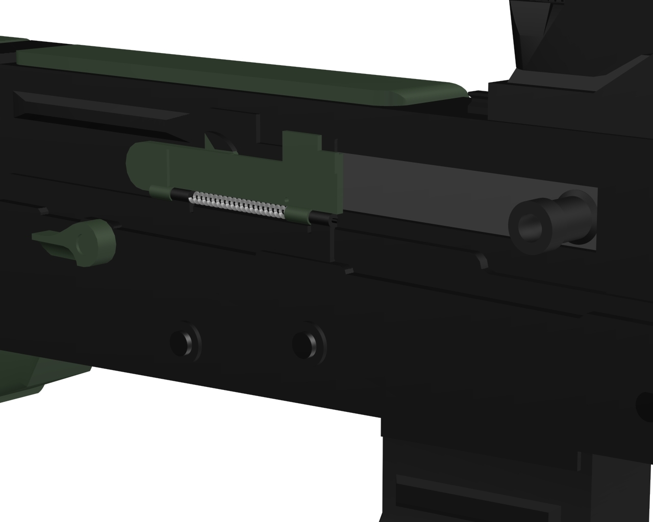 british army l85-a2 rifle weapons 3d model