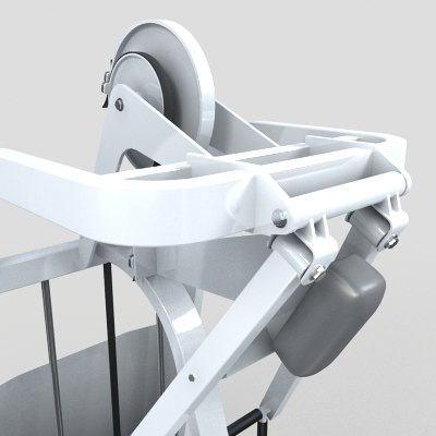 gym equipment machine weight 3d model