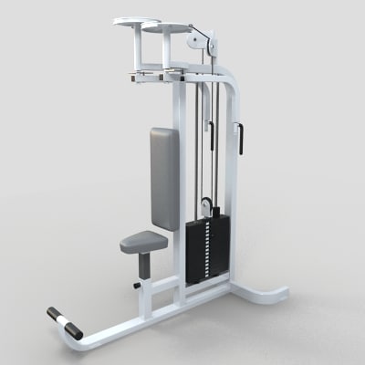 gym equipment machine weight 3d model