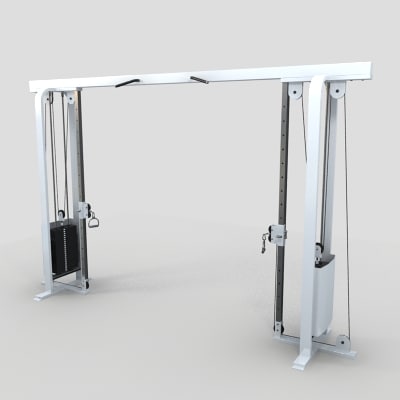 gym equipment machine weight 3d model