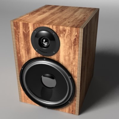 loudspeaker 3d model