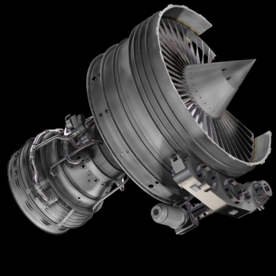 3d model aircraft engine