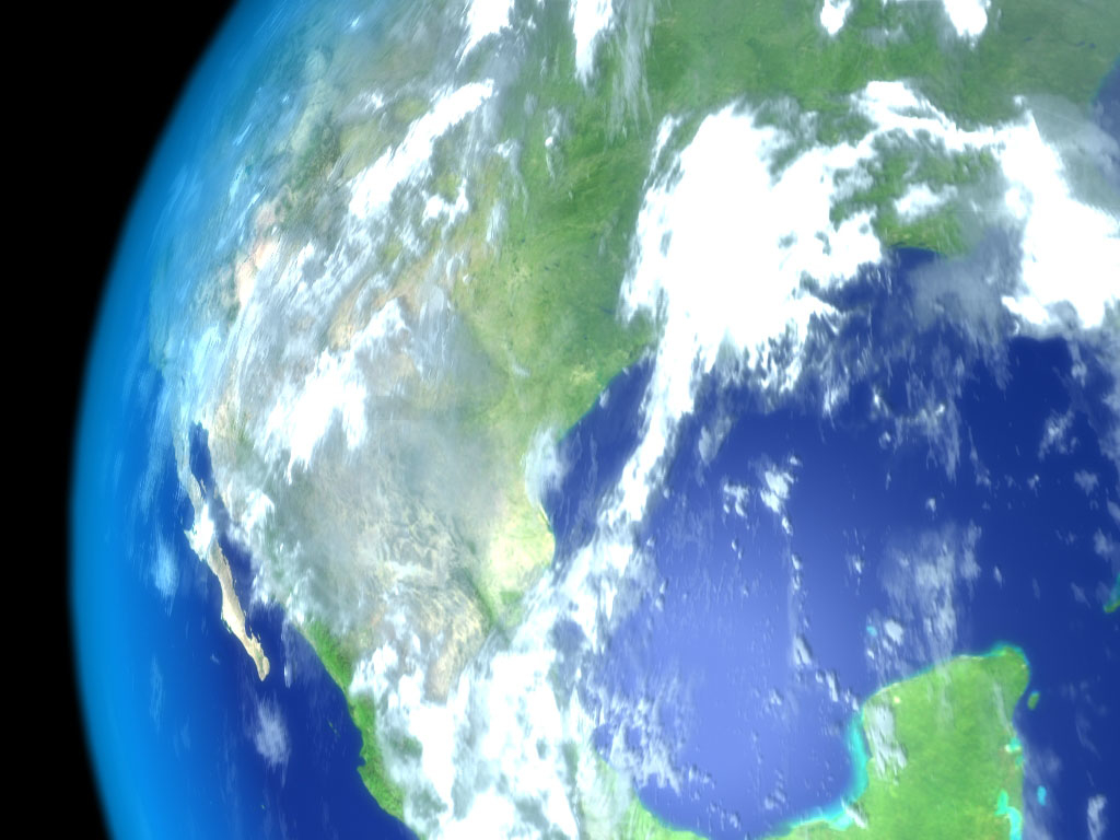 3d earth surface model