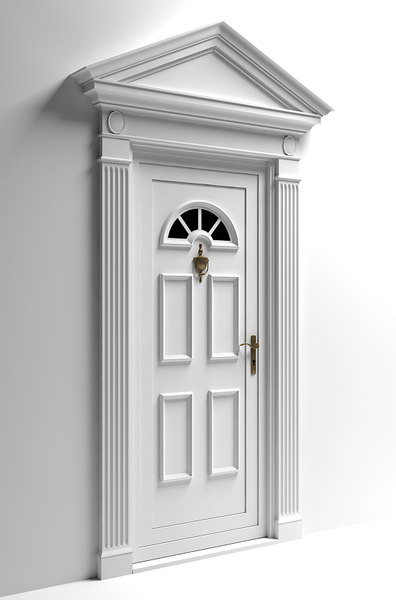Classic Door 3d Model