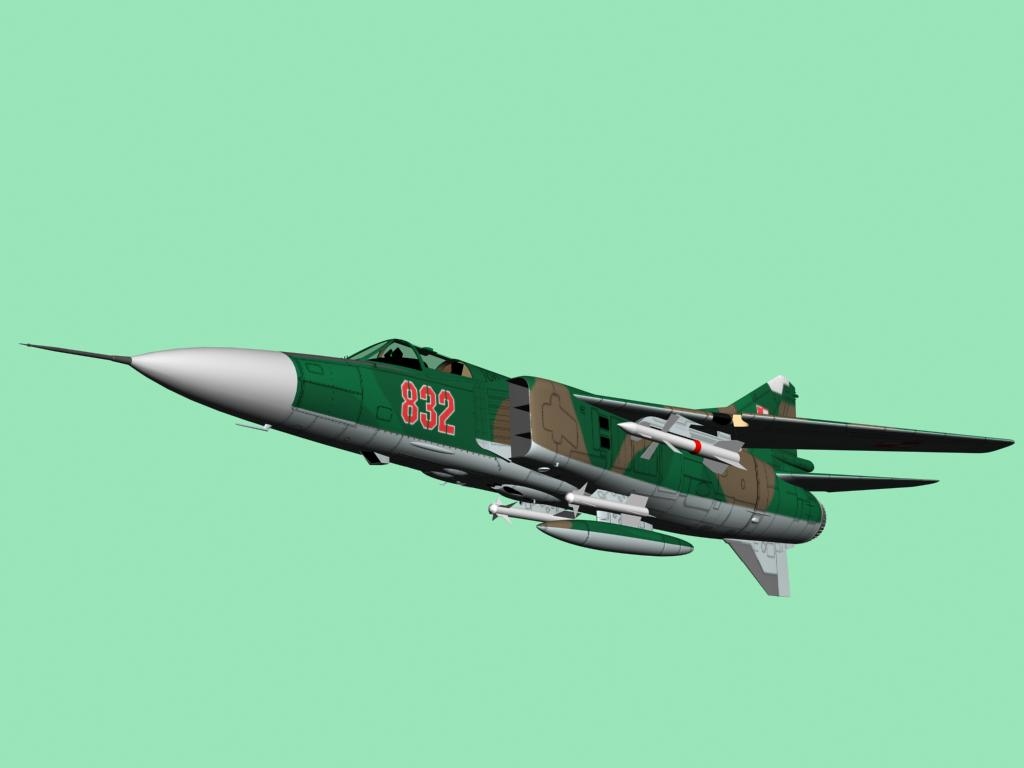 mig 23 3d model
