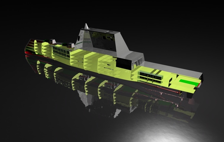 missile mk 57 3d model