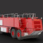 3d fire-rescue truck model
