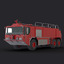 3d fire-rescue truck model