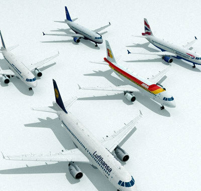 airbus 320 Modelo 3D - TurboSquid 263619