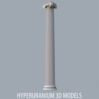 ionic column corner obj
