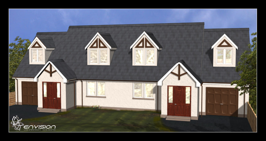 3d model traditional house