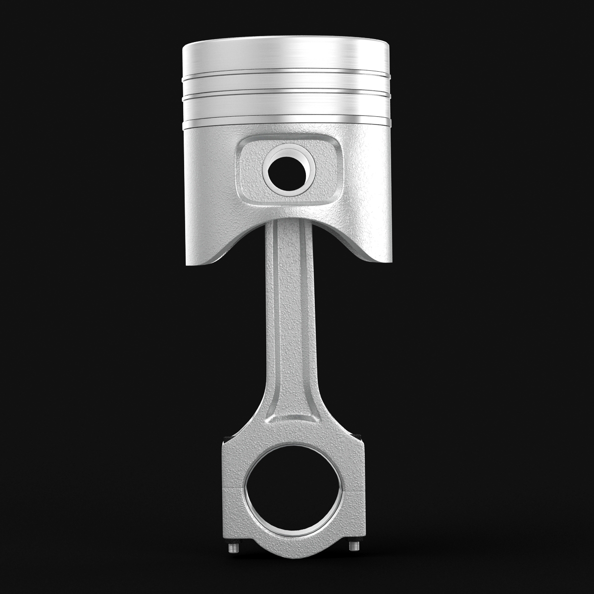 petrol engine piston 3d model
