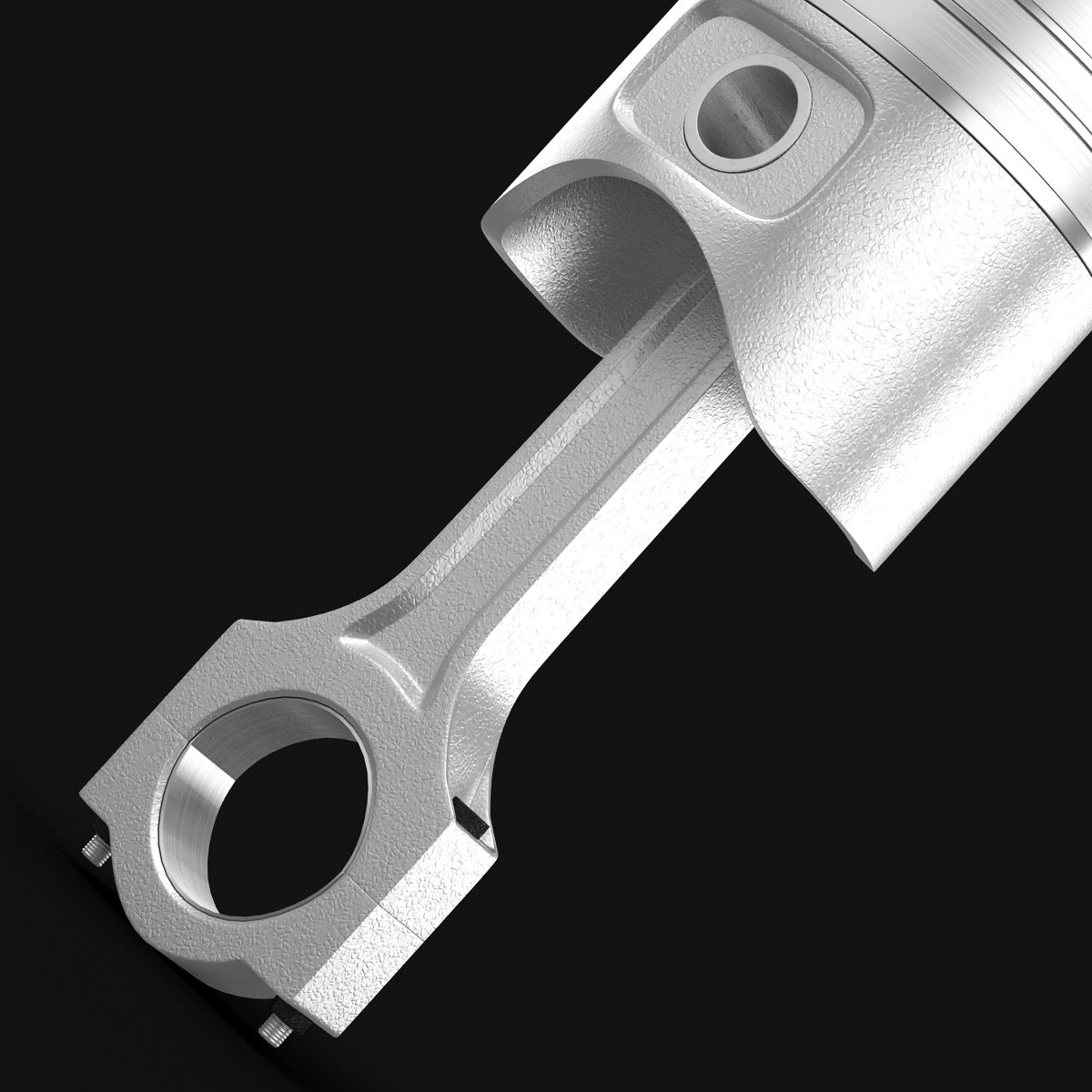 petrol engine piston 3d model
