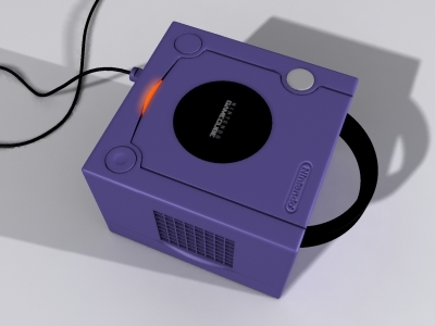 3d model of nintendo gamecube