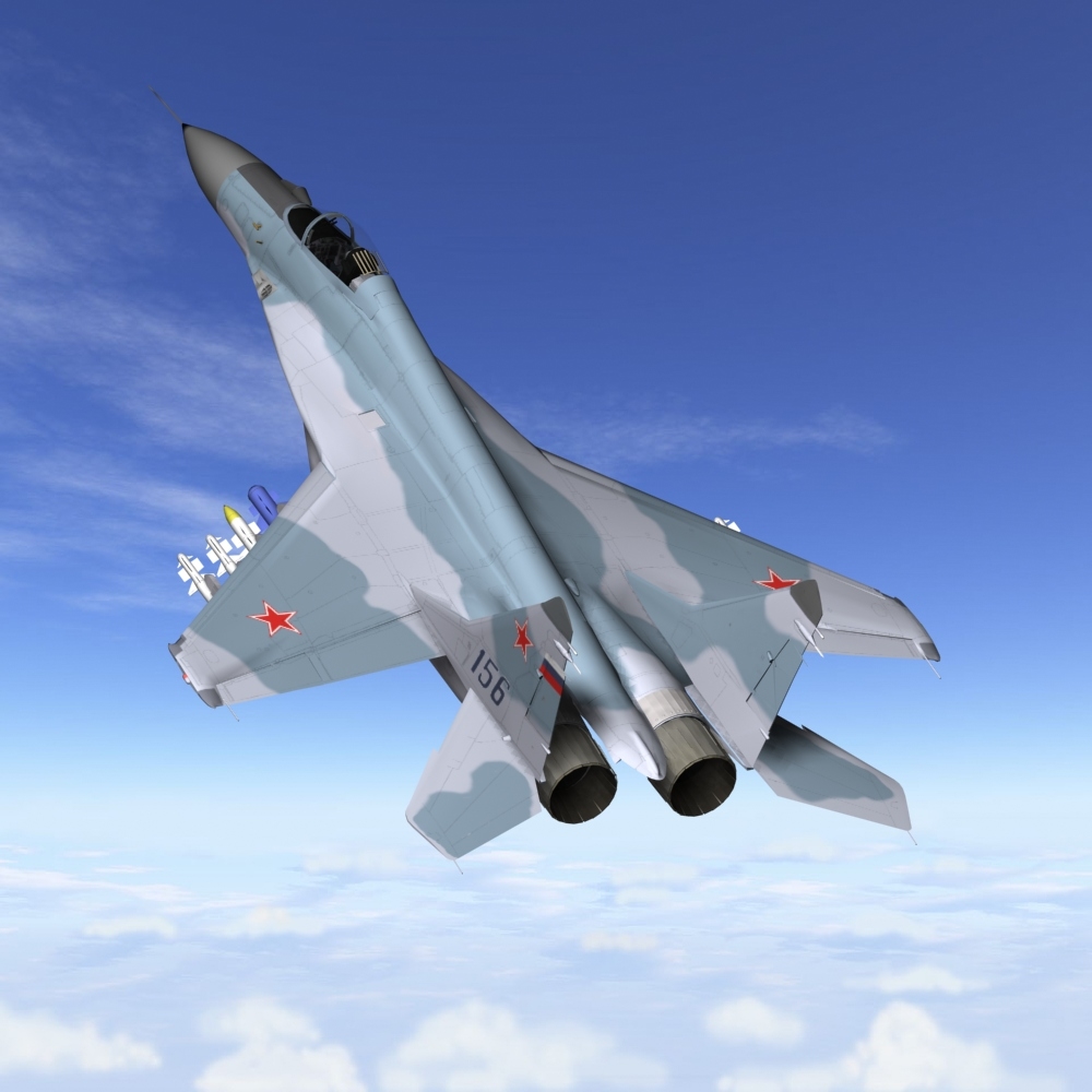 3d mig-29m fighter jet model
