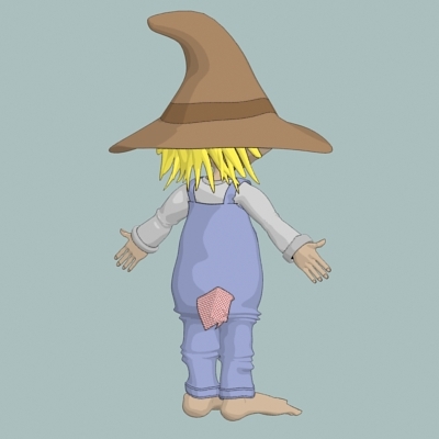 3d character billy bob model