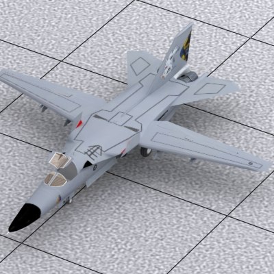 3d general dynamics f-111 model