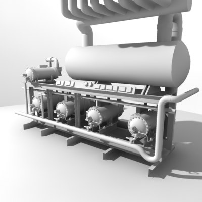 3d industrial air compressors